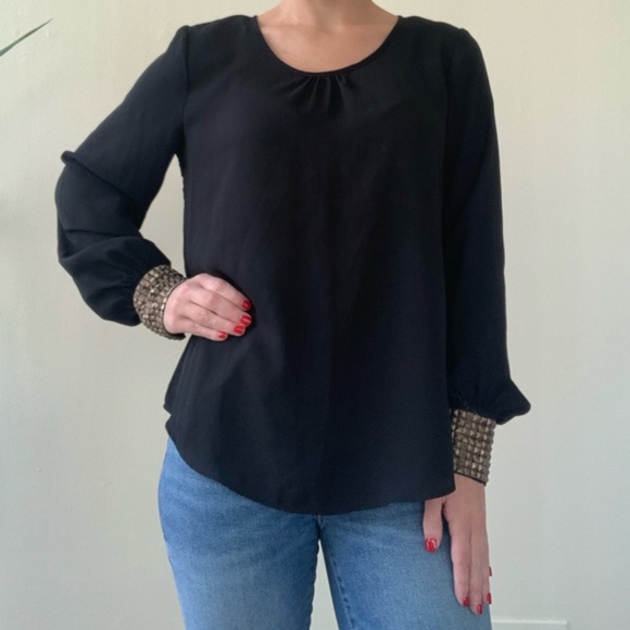 Iz Byer | Tops | 33 Iz Byer Black Blouse | Poshmark